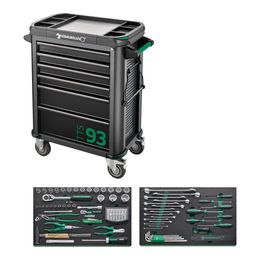 Stahlwille 93/130 Werkstattwagen TTS 93 inkl. 130-tlg. Premium-Werkzeugsortiment (98830177)