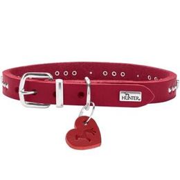 Sport Dog Dog Sport HUNTER Hundehalsband aalborg hearts rot XXS-XS