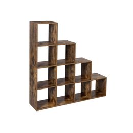 Boxxx Raumteiler, Braun, Baltimore, Holzwerkstoff, 5 F&auml;cher, 129.5x129.5x29 cm, Wohnzimmer, Raumteiler & Paravents, Raumteiler