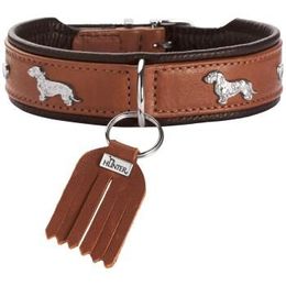 Sport Dog Dog Sport HUNTER Teckelhalsband m&uuml;nchen cognac XS