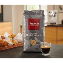 Piacetto Tradizionale Espresso - 6x 1 kg Ganze Bohne - Intensit&auml;t: 6/6