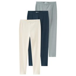 Topolino 3 Kinder Leggings mit Rippstruktur