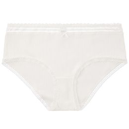 Gina Benotti Damen Panty mit Rippstruktur und Spitze