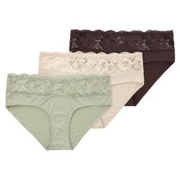 Gina Benotti 3 Damen Pantys aus Mikrofaser