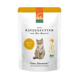 Defu Bio-Gans Harmonie Katzen-Nassfutter Bio 14x85g