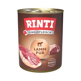 Rinti Singlefleisch Lamm pur Hunde-Nassfutter getreidefrei 6x800g