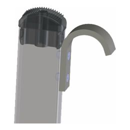 Zarges Auflegehaken aus Aluminium f&uuml;r Dachleitern bis &Oslash; 36 mm (40242)