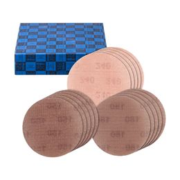 Pferd TOOLS Netz-Klettscheiben Set Fein 15-tlg. &Oslash; 150 A150,180,240 staubarm auf Exzenterschleifer (45098043)