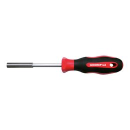 Gedore RED Schraubendreher Bithalter magnetisch 1/4 Zoll 6,3 mm 6-kant, Schraubenzieher, 2-Komponenten-Griff, 210 mm, R38950000 (3301343)
