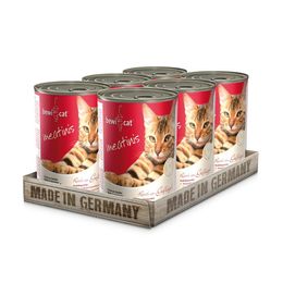 BEWI CAT meatinis Gefl&uuml;gel Katzen-Nassfutter 6x400g