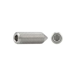 ISO 4027 Gewindestifte mit Spitze & Innensechskant A 1/A 2 M 10 x 50 rostfreiei A 1/A 2 S ; Industrial Quality Supplies (040279100100050)