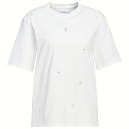 Gina Benotti Damen T-Shirt mit Perlen-Applikationen