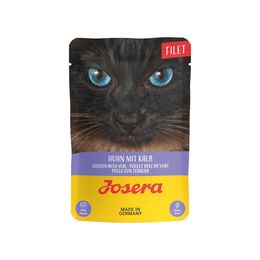 Josera Filet Huhn mit Kalb Katzen-Nassfutter getreidefrei 16x70g