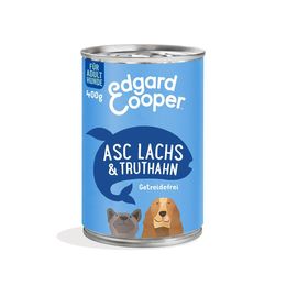 Edgard & Cooper Adult Lachs & Truthahn Hunde-Nassfutter getreidefrei 6x400g