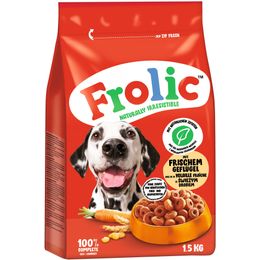 Frolic Gefl&uuml;gel Hunde-Trockenfutter ohne k&uuml;nstliche Farbstoffe 1,5kg