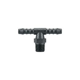 Riegler T-Einschraubstutzen, R 1/4 a., f&uuml;r Schlauch LW 6 mm, SW 14, PA 6 (32.242)