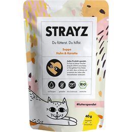 STRAYZ BIO Suppe Huhn und Karotte 14x40g