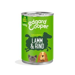 Edgard & Cooper Adult Lamm & Rind Hunde-Nassfutter getreidefrei 6x400g