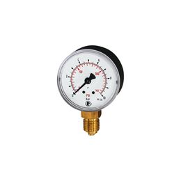 Riegler Standardmano, Kunststoff, G 1/4 unten, 0 - 16,0 bar/230 psi, &Atilde;&tilde; 50 (107-KD)