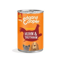 Edgard & Cooper Adult Huhn & Truthahn Hunde-Nassfutter getreidefrei 6x400g