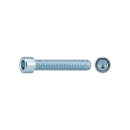 ISO 4762 Zylinderschrauben 8.8 M 5 x 50 galvanisch verzinkt mit Gewinde bis Kopf gal Zn S ; Industrial Quality Supplies (047623290050050)
