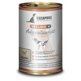 Escapure Vet Adipositas-Di&auml;t H&auml;hnchen Hunde-Nassfutter VET-Di&auml;t gepr&uuml;ft 6x400g