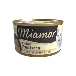 Miamor Feine Pastete mit Huhn & Ei Katzen-Nassfutter getreidefrei 12x 85g