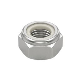 Selbstsichernde Sechskantmutter DIN 985 M 12 x 1 Stahl galvanisch verzinkt ; Industrial Quality Supplies (009858159120100)