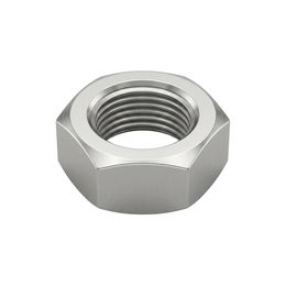 DIN 936 14 H Links-Fein Sechskantmuttern, niedrige Form mit metrischem Links-Feingewinde - Abmessung: M 12 x 1,5 -LH VE=S (100 St&uuml;ck) ; Industrial Qua (009360060120150)