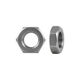 DIN 439-B/ISO 4035 Sechskantmutter M 6 x 1 Edelstahl A2 blank ; Industrial Quality Supplies (004399220060000)