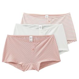 Gina Benotti 3 Damen Shorts aus Bio-Baumwolle
