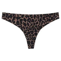 Gina Benotti Damen Seamless-String mit Leo-Print
