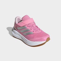 M&auml;dchen Sneaker "RUNFALCON 6 KIDS", adidas Sportswear, Gr. 29st tropic bloom, silber metallic, lucid pink, Synthetik, Textil, Schuhe, f&uuml;r Kinder &