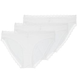 Gina Benotti 3 Damen Slips mit Spitze