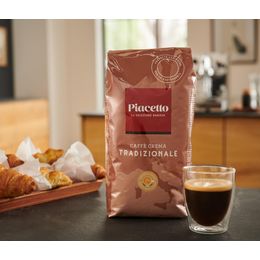 Piacetto Tradizionale Caff&egrave; Crema - 6x 1 kg Ganze Bohne - Intensit&auml;t: 6/6
