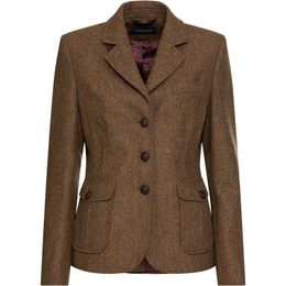 Highmoor Fischgrat-Tweedblazer Braun/Beige (Gr&ouml;&szlig;e: 36)