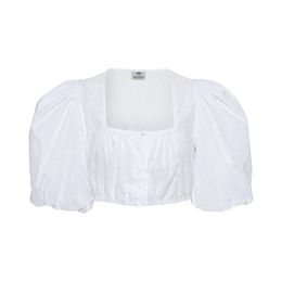 BERWIN Dirndlbluse mit Lockstickerei Wei&szlig; (Gr&ouml;&szlig;e: 36)
