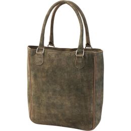 Luise Steiner Shoppertasche Tessa Leder/Antik Gr&uuml;n