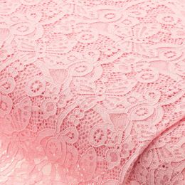 buttinette Elastik-Spitzenstoff &bdquo;Schmetterlinge&ldquo;, ros&eacute;