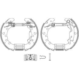 TEXTAR Bremsbackensatz Shoe Kit Pro 84065300 f&uuml;r Opel Fiat Vaughall Peugeot