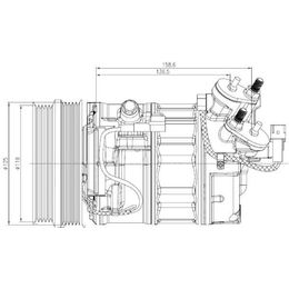 Van Wezel Kompressor, Klimaanlage 5901k700 f&uuml;r Volvo