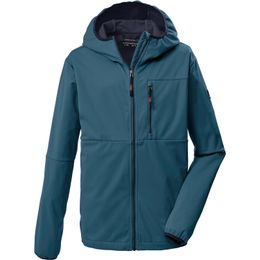 Killtec KOS 124 Softshelljacke Kinder - Gr&ouml;&szlig;e 140 - blau