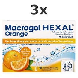 HEXAL&reg; Macrogol HEXAL Orange (3x 10St) 30 St