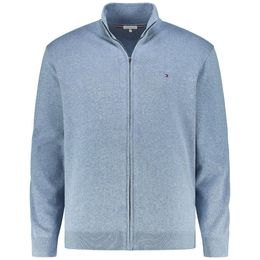 Herren Gro&szlig;e Gr&ouml;&szlig;en | Tommy Hilfiger Strickjacke aus Baumwolle Farbe hellblau Gr&ouml;&szlig;e: 5XL
