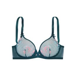 LASCANA Bra female size 85 Light blue / Petrol / Rose