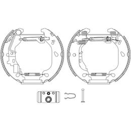 TEXTAR Bremsbackensatz Shoe Kit Pro 84054401 f&uuml;r Fiat