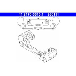 ATE Halter, Bremssattel 11817005101 f&uuml;r Mercedes VAG