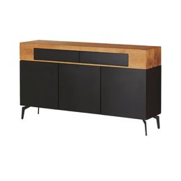 H&ouml;ffner Sideboard Enego schwarz Ma&szlig;e (cm): B: 160 H: 90 T: 40.0 &raquo; H&ouml;ffner