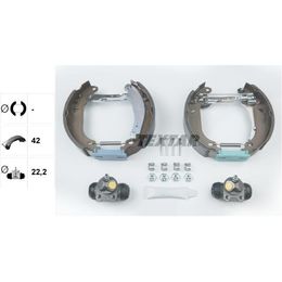 TEXTAR Bremsbackensatz Shoe Kit Pro 84037401 f&uuml;r RENAULT