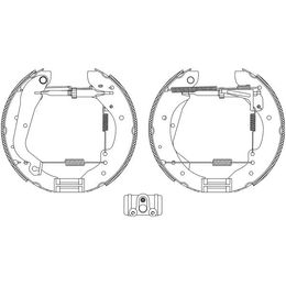 TEXTAR Bremsbackensatz Shoe Kit Pro 84015700 f&uuml;r Ford NISSAN HYUNDAI SSANGYONG RENAULT